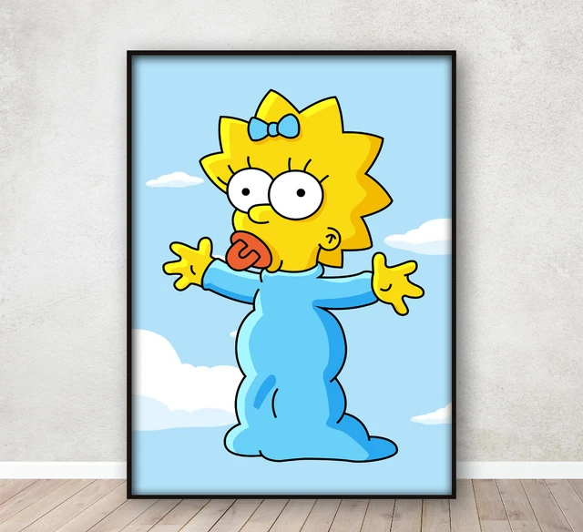 THE SIMPSONS LISA Simpson Poster Bedroom Wall Art Home Decor Print A4 ...
