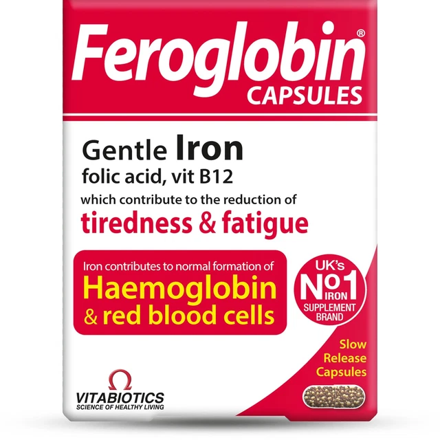 IRON SUPPLEMENT CAPSULES Support Iron Defficiency, Anemia and Blood ...