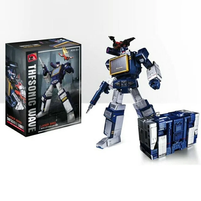 THF-01J TRANSFORMERS G1 Soundwave MP-13 Action Figure With Laser Bird ...