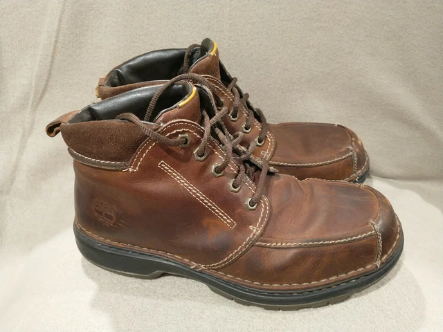 TIMBERLAND 86501 SUPPORT Flex Propel Brake Mens Leather Work boots Size ...