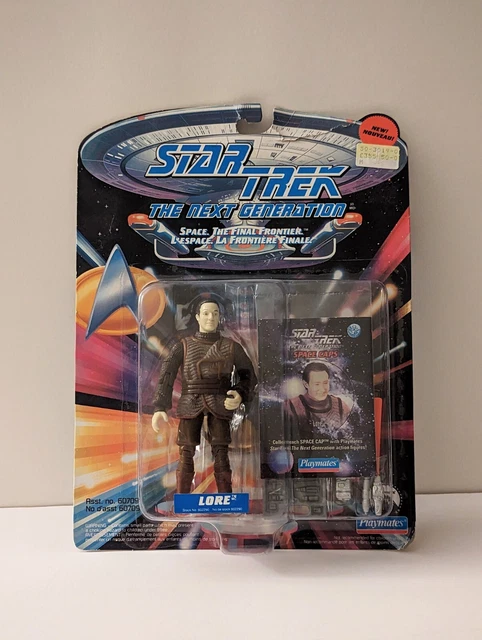 STAR TREK THE Next Generation - Lore Action Figure Card Playmates NIB ...