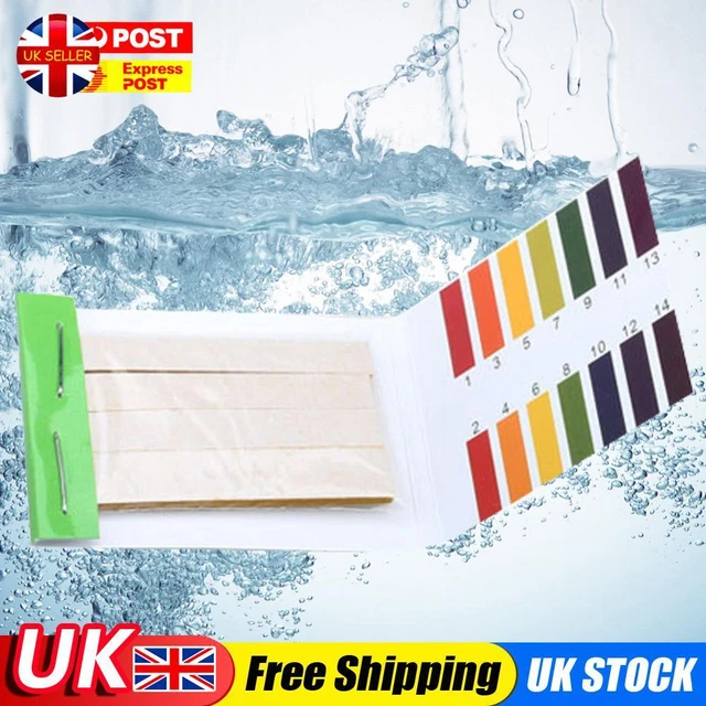 80 STRIPS PH Litmus Paper with Comparison Chart 1-14 PH PH Test Strips ...