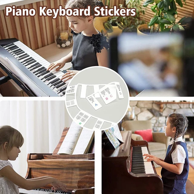 88-KEY 61-KEY PIANO keyboard sticker-free hand roll silicone GXxpa W0M1 ...