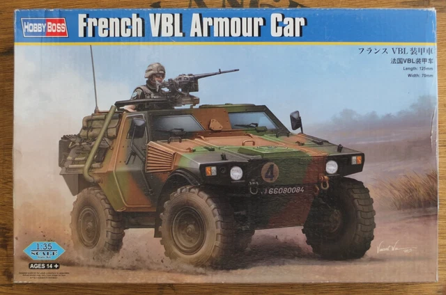 HOBBYBOSS 83876 - French Panhard Vbl Armoured Car - 1/35 Scale Model ...