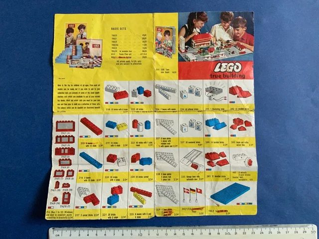 VINTAGE ORIGINAL 1960’S Iconic LEGO Catalogue of Lego Item’s £16.12 ...