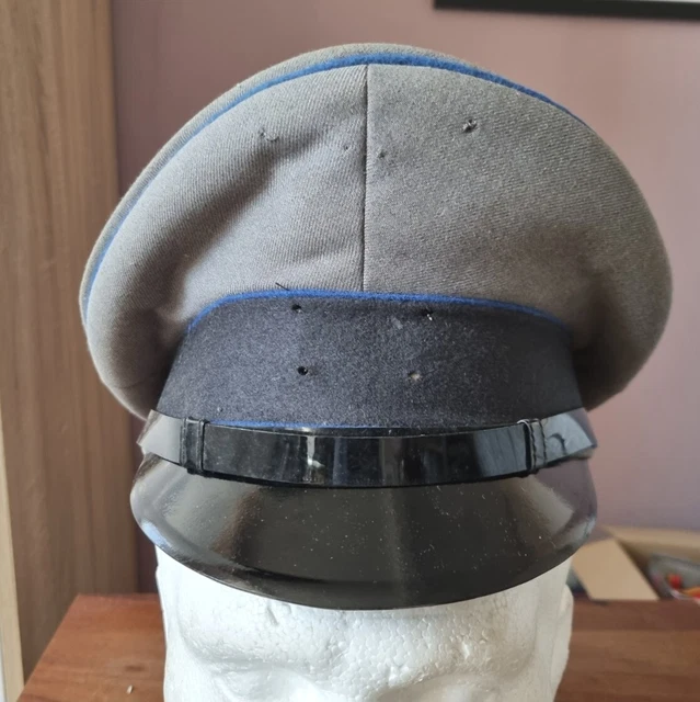 REPLICA WW2 GERMAN Army Grey visor cap - Medical Corps Sanitätstruppe ...