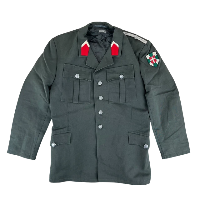 AUSTRIAN ARMY JACKET Field Grey Dress Uniform Parade Vintage 1990s ...