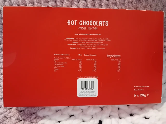 HOME BARGAINS HOT Chocolate 'Cracker' Selection £2.24 - PicClick UK