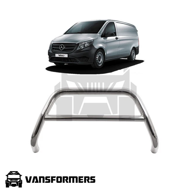 MERCEDES VITO 2014+ A-Bar Polished (Spoiler Nudge City Bull Bar) £189. ...