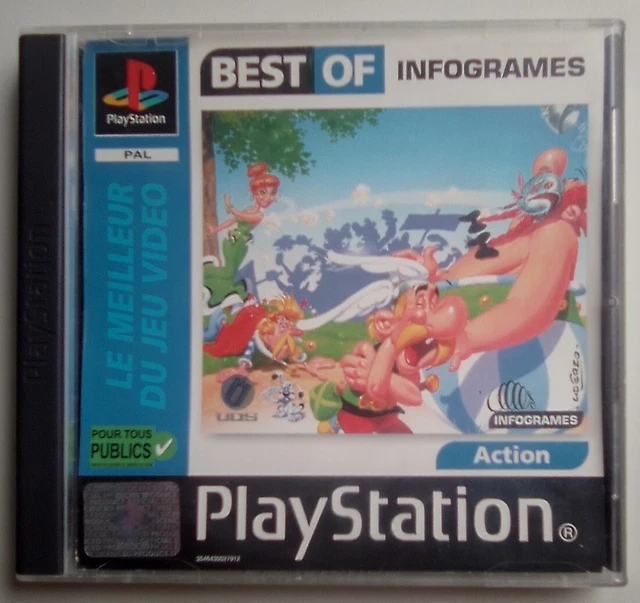 JEU PS1 ORIGINAL Play Station ASTERIX MAXI DELIRIUM Best of infogrames ...