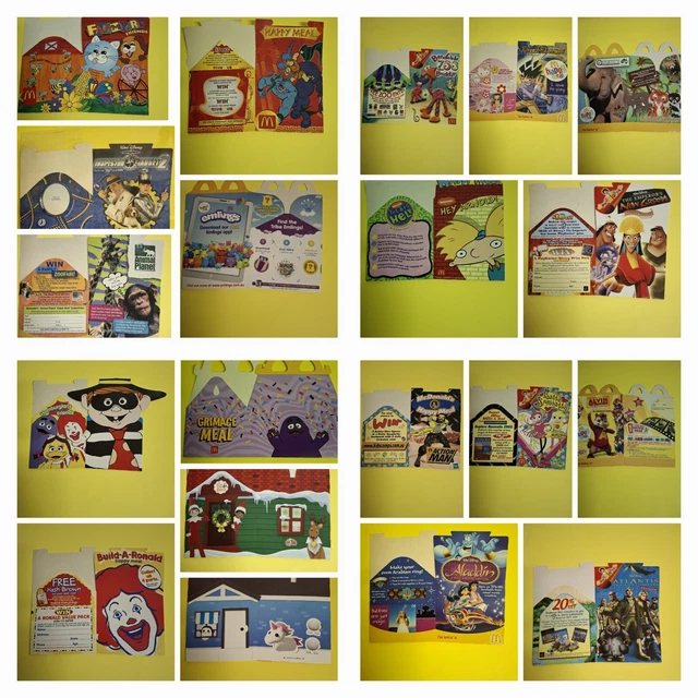 MCDONALDS HAPPY MEAL Boxes 🎉🎉New🎉🎉 $9.50 - PicClick AU