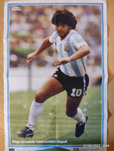 POSTER DIEGO ARMANDO Maradona Guerin Sportivo EUR 19,00 - PicClick IT