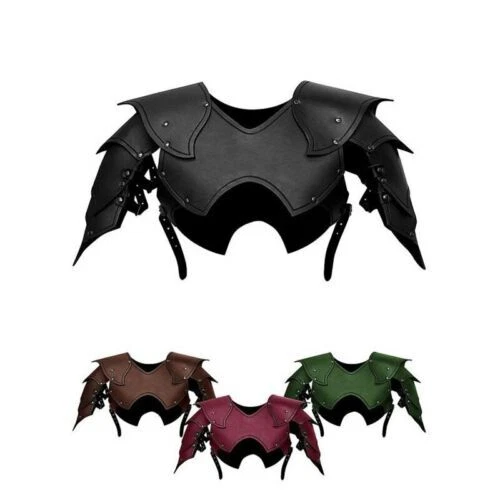 MEDIEVAL COSTUME CHEST Shoulder Armor Cuirass Breastplate Gladiator Pauldrons *- £25.51 ...