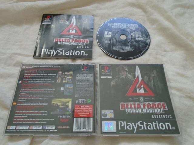 DELTA FORCE URBAN Force PS1 (COMPLETE) rare black label Sony ...