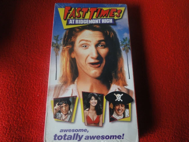 VINTAGE VHS MOVIE Tape Fast Times At Ridgemont High SEALED Sean Penn P8 ...
