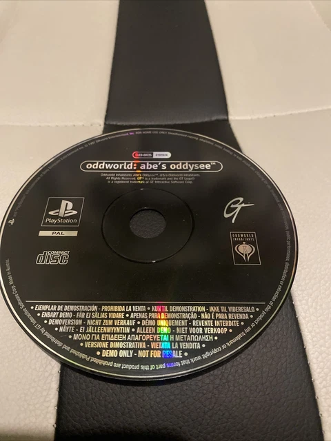 ODDWORLD ABE'S ODDYSEE RARE COLLECTORS DEMO PS1 Sony PlayStation disc ...