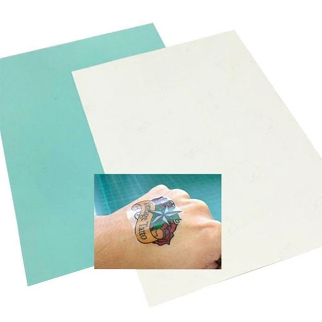 A4 TEMPORARY TATTOO DIY Printing Paper Transfer Decal Papers for Inkjet ...
