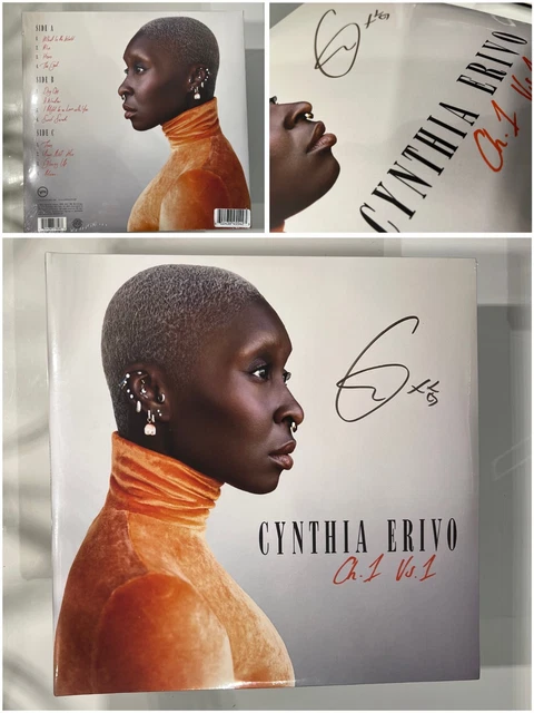CYNTHIA ERIVO - Ch. 1 VS. 1 autographed/signed Vinyl LP [Same Day ...