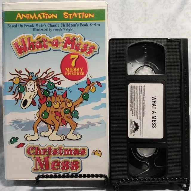 WHAT A MESS - Christmas Mess VHS Holiday Cartoon £4.68 - PicClick UK