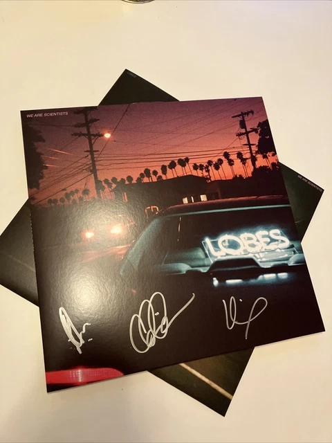 WE ARE SCIENTISTS - Lobe - Signed 2023 new- not sealed - Tear on top of ...