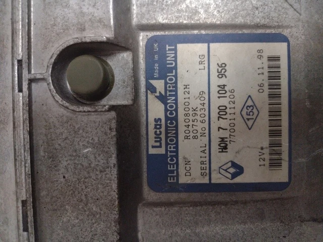 7700104956 BOÎTIER MOTEUR uce pour RENAULT KANGOO (F KC0) 1997 853760 EUR 36,00 - PicClick FR