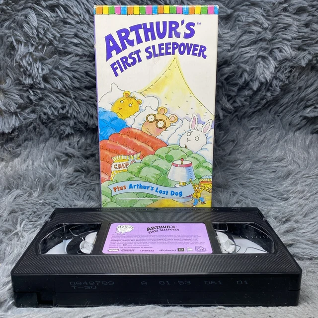 ARTHUR - ARTHURS First Sleepover VHS Tape 1998 Plus Arthur’s Lost Dog ...