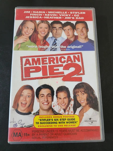 AMERICAN PIE 2 - VHS Movie Video Collectable $16.50 - PicClick AU