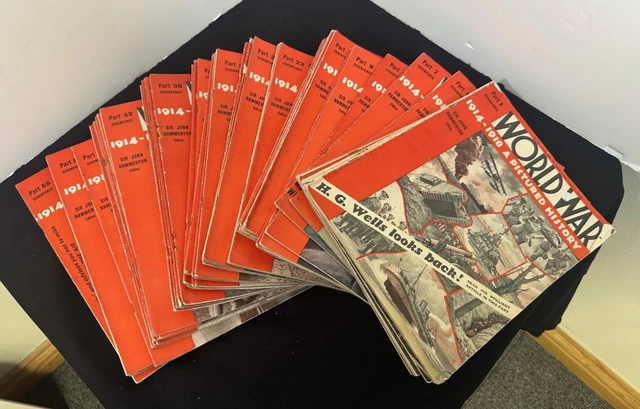 WORLD WAR I (1914-1918) A Picture History RARE Full Set of 55 SEE ...