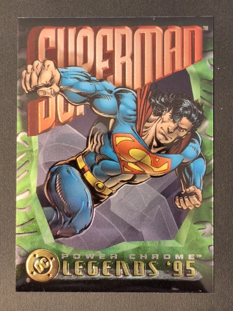1995 SKYBOX PROMO Superman Power Chrome DC Legends 95 EUR 4,06 ...