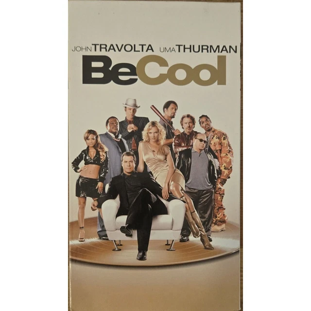 BE COOL VHS MOVIE John Travolta Uma Thurman The Rock Vince Vaughn ...