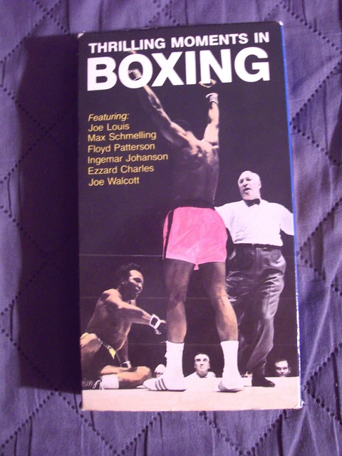 THRILLING MOMENTS IN Boxing (VHS) Joe Louis Ezzard Charles Joe Walcott ...