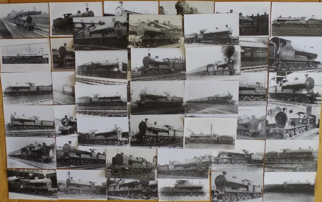 50X RAILWAY PHOTOS : LMS Locos All Shown PX24 ex LNWR 4-6-0 Inc Pre ...