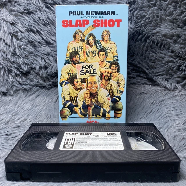 SLAP SHOT VHS 1977 Film 1990 MCA Release Paul Newman Hockey Movie Film ...