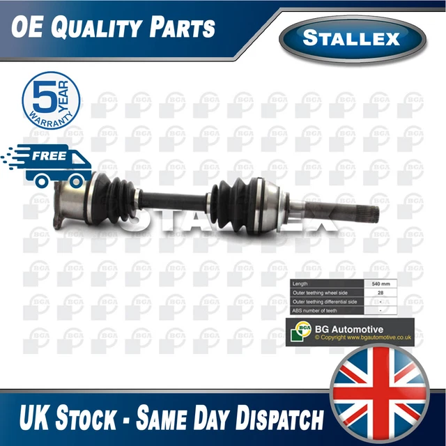 FITS MITSUBISHI L200 Shogun Pajero Sport Driveshaft Front Right Stallex ...