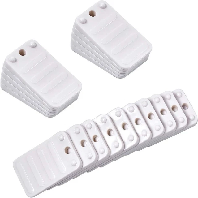 12 PCS WHITE Shim Plastic Leveling Shims Toilet Shims, Doors, Windows ...