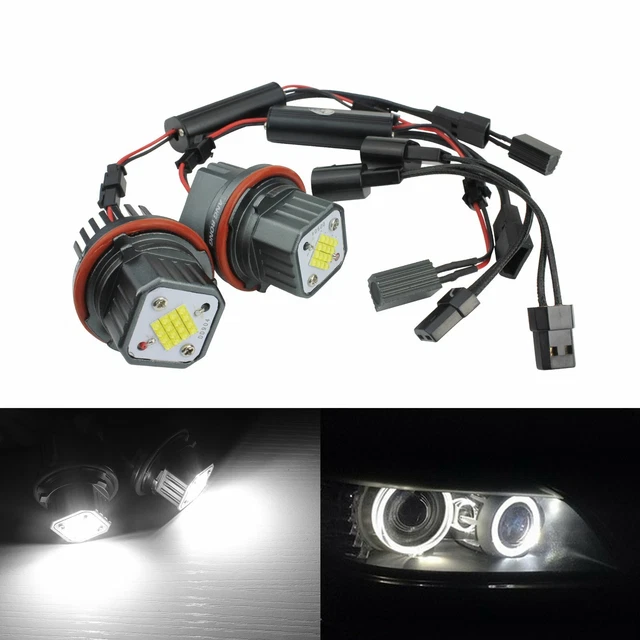 2 STK 80W Angel Eyes Licht für BMW E39 E60 M5 E61 E63 E64 E65 E66 E53 X5 E83 E87 EUR 45,99 ...