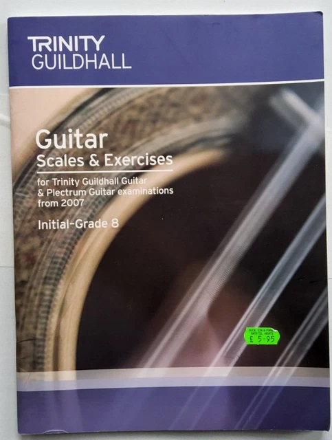 TRINITY GUILDHALL GUITAR scales and Exercises Garde 6 guitar score book ...