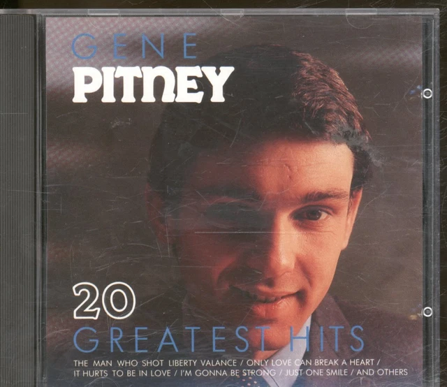 GENE PITNEY 20 Greatest Hits CD Netherlands Black Tulip Sleeve printed ...