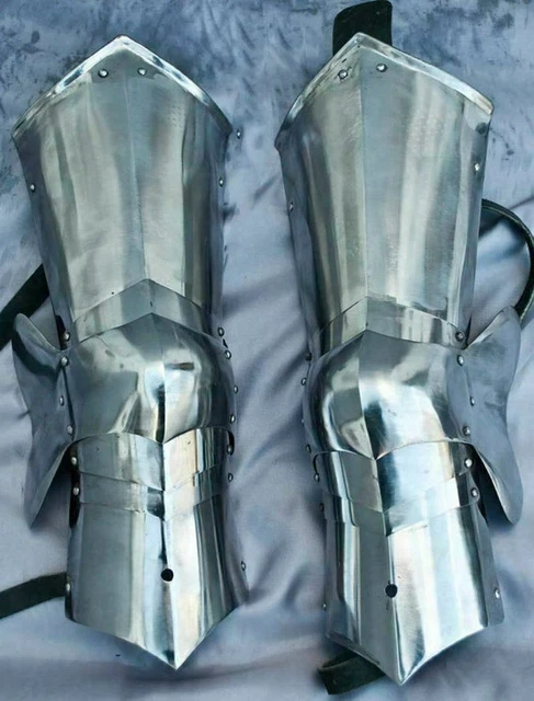 MEDIEVAL COMBAT LEG Armor With Knees And Poleyns SCA Larp Reenactment £ ...