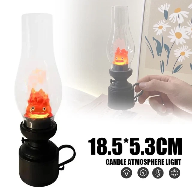 1/2X HOWL MOVING Castle Kerosene Lamp Casifer Night Light Candlestick ...