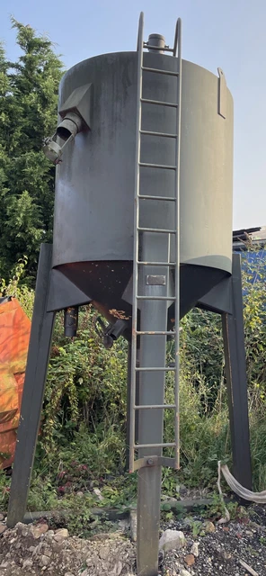 SAND-SHOT-BLASTER-BLASTING-GRIT STORAGE HOPPER-SILO-GRAIN-RECLAIM ...