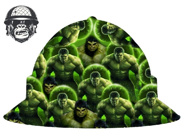 CUSTOM HYDROGRAPHIC SAFETY Hard Hat HULK PRO CHOICE WIDE BRIM $85.00 ...