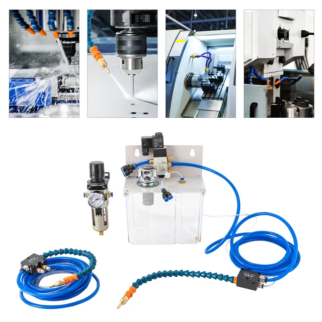 SPRAY COOLER COOLANT Pump Oil Mist Sprayer Lubrication Spray System ...