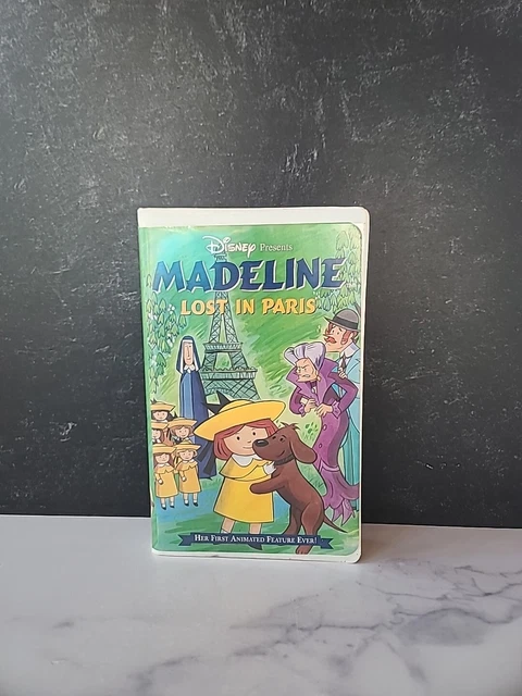 Disney~madeline Lost In Paris~vhs Movie With Case~1999~pre Owned £1009