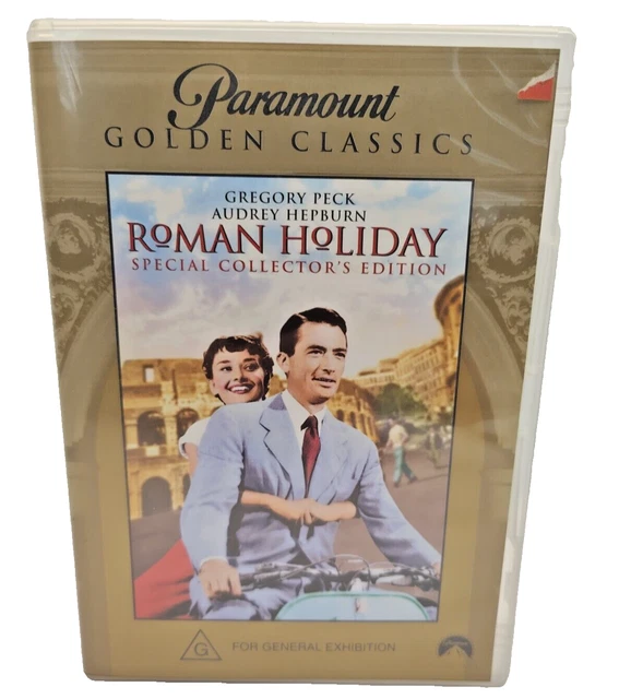 ROMAN HOLIDAY DVD (1953) Collectors Edition drama Audrey Hepburn - VGC ...