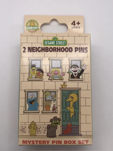 SEAWORLD SESAME STREET 2 Mystery Neighborhood Pin Box Set NWT £24.04 ...