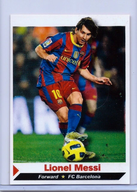 & RARE & Lionel Messi 2011 Sports Illustrated Football Card #51 W/H ...