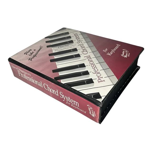 DAVID HIGGINSONS PROFESSIONAL Chord System for Keyboard 4 VHS ...