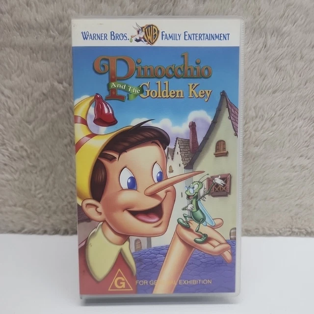 PINOCCHIO AND THE Golden Key (VHS, Video Tape) Warner Bros - 1996 $19. ...