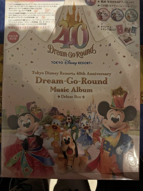 ALT TOKYO DISNEY Resort 40th Anniversary Dream Go Round Music CD Deluxe Limited EUR 95,00 ...
